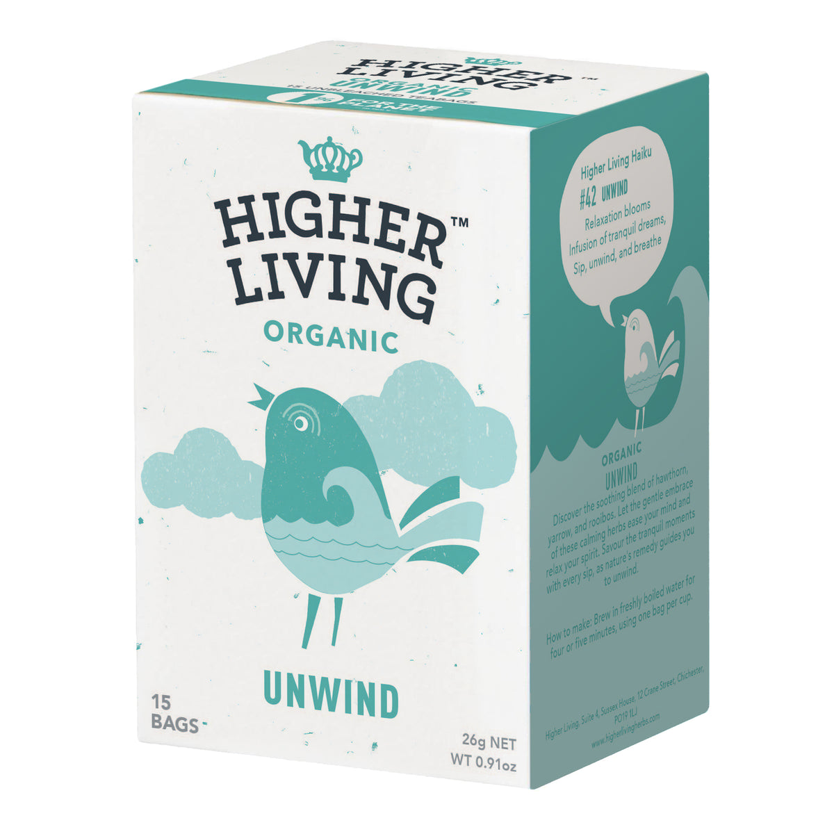 Unwind 15 teabags– Higher Living Teas