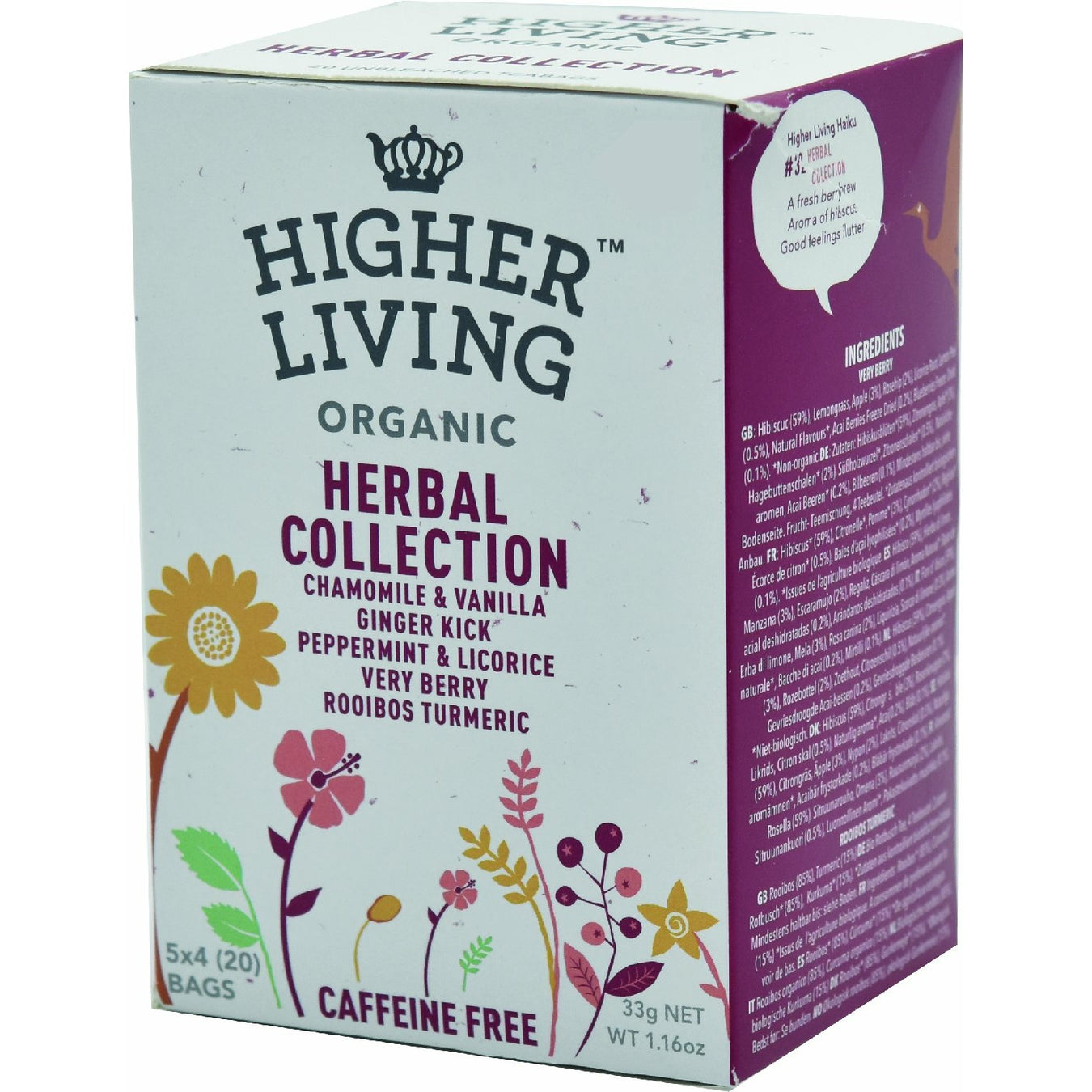 Caffeine free Teas– Higher Living Teas